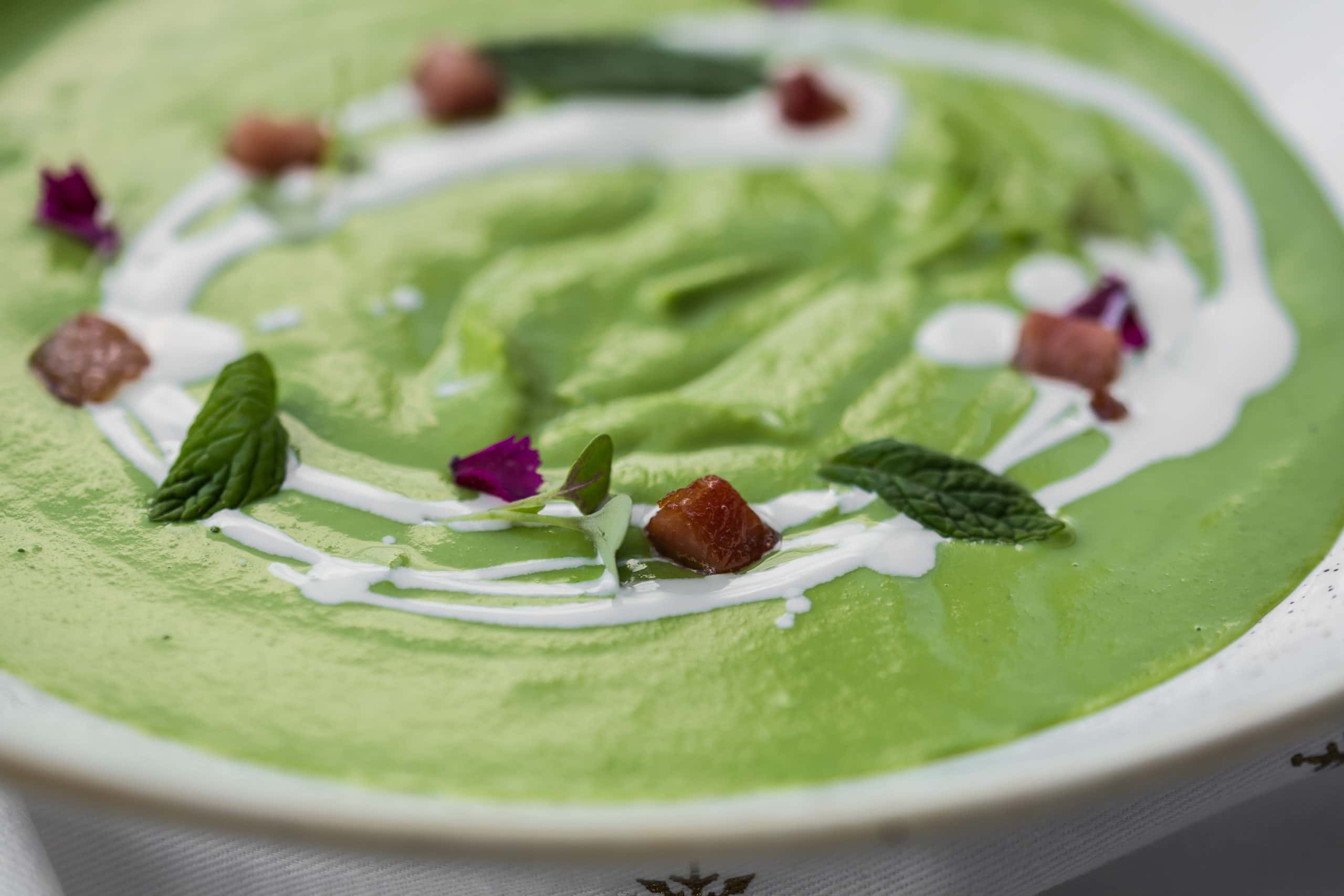 Pea Soup with Guanciale - Benna