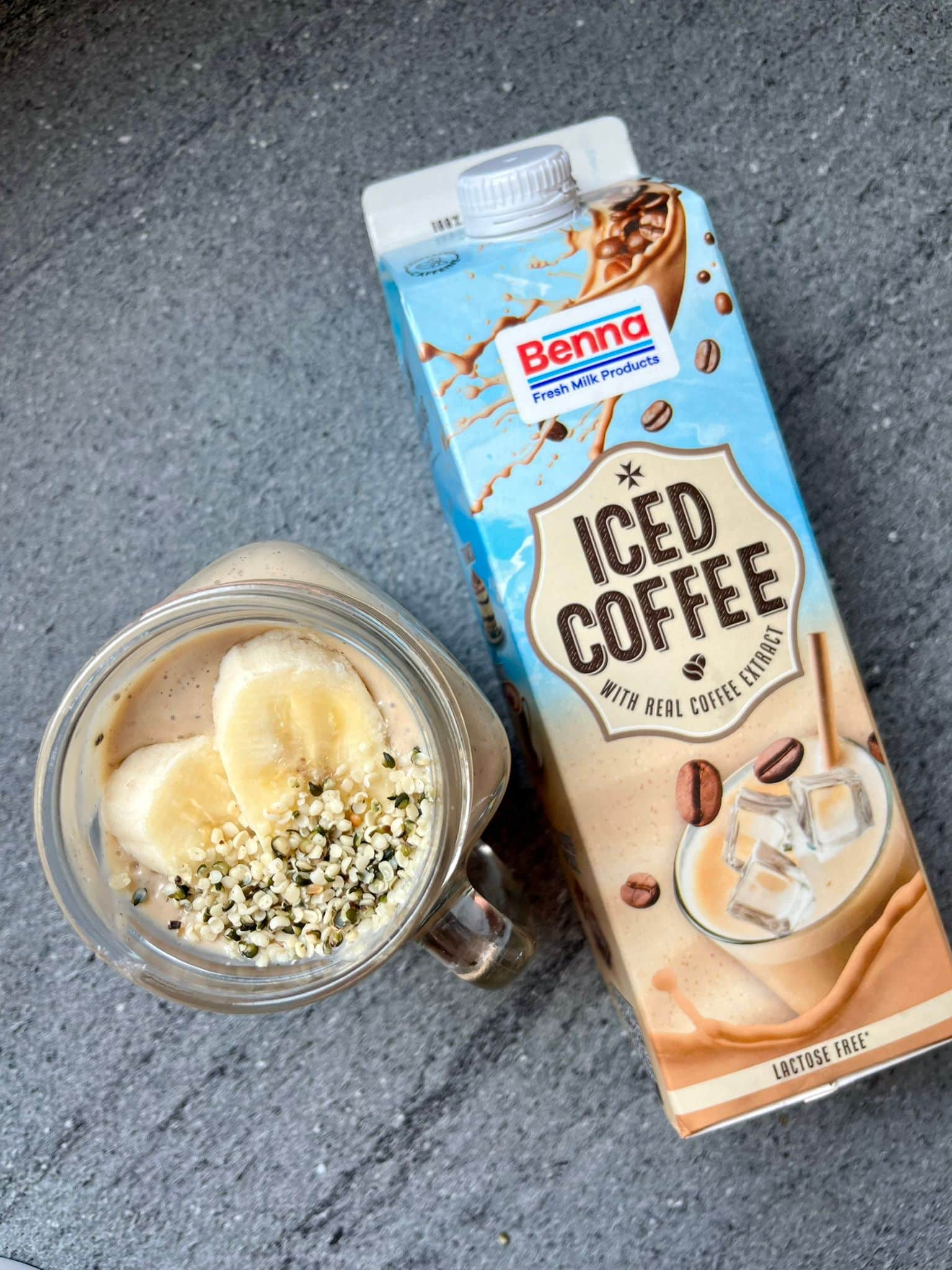 Iced Coffee Banana Smoothie - Benna